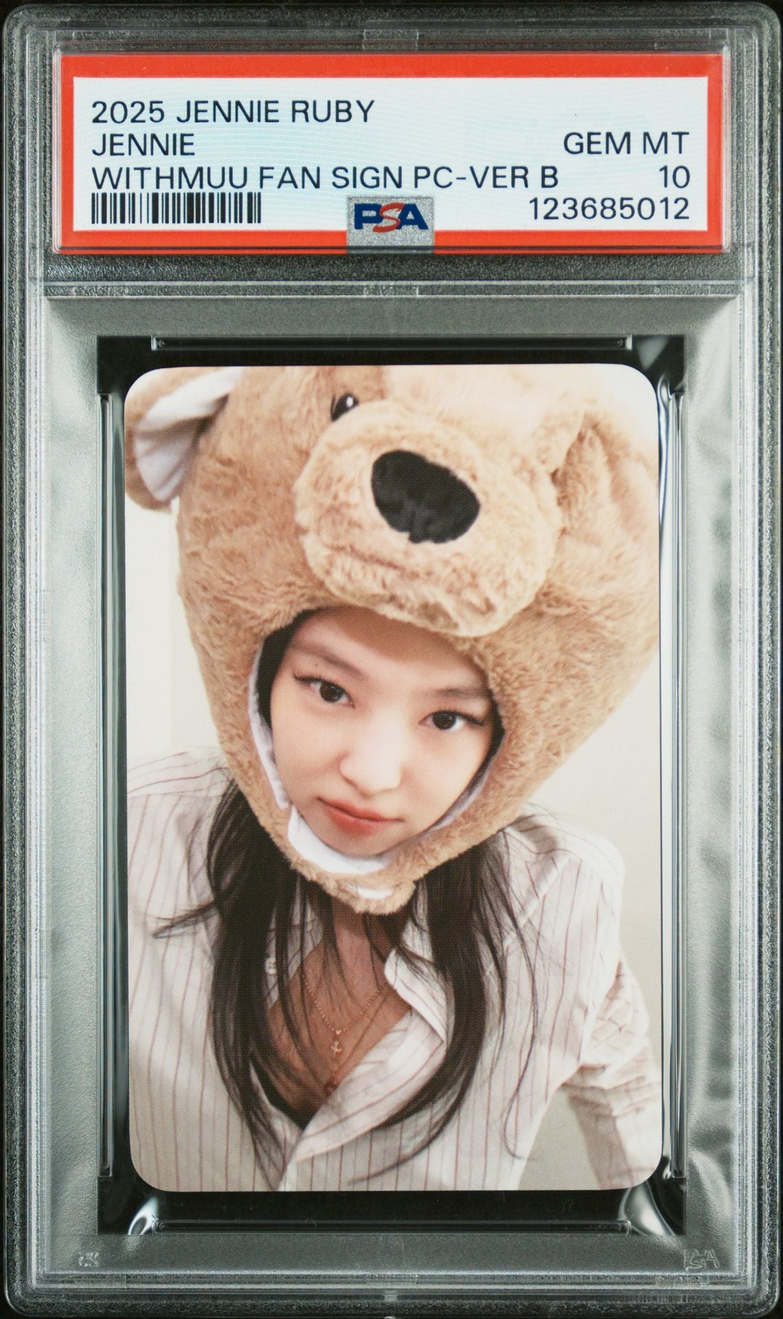 JENNIE 1ST STUDIO ALBUM RUBY WITHMUU FAN SIGN EVENT PHOTOCARDS - VER B ...