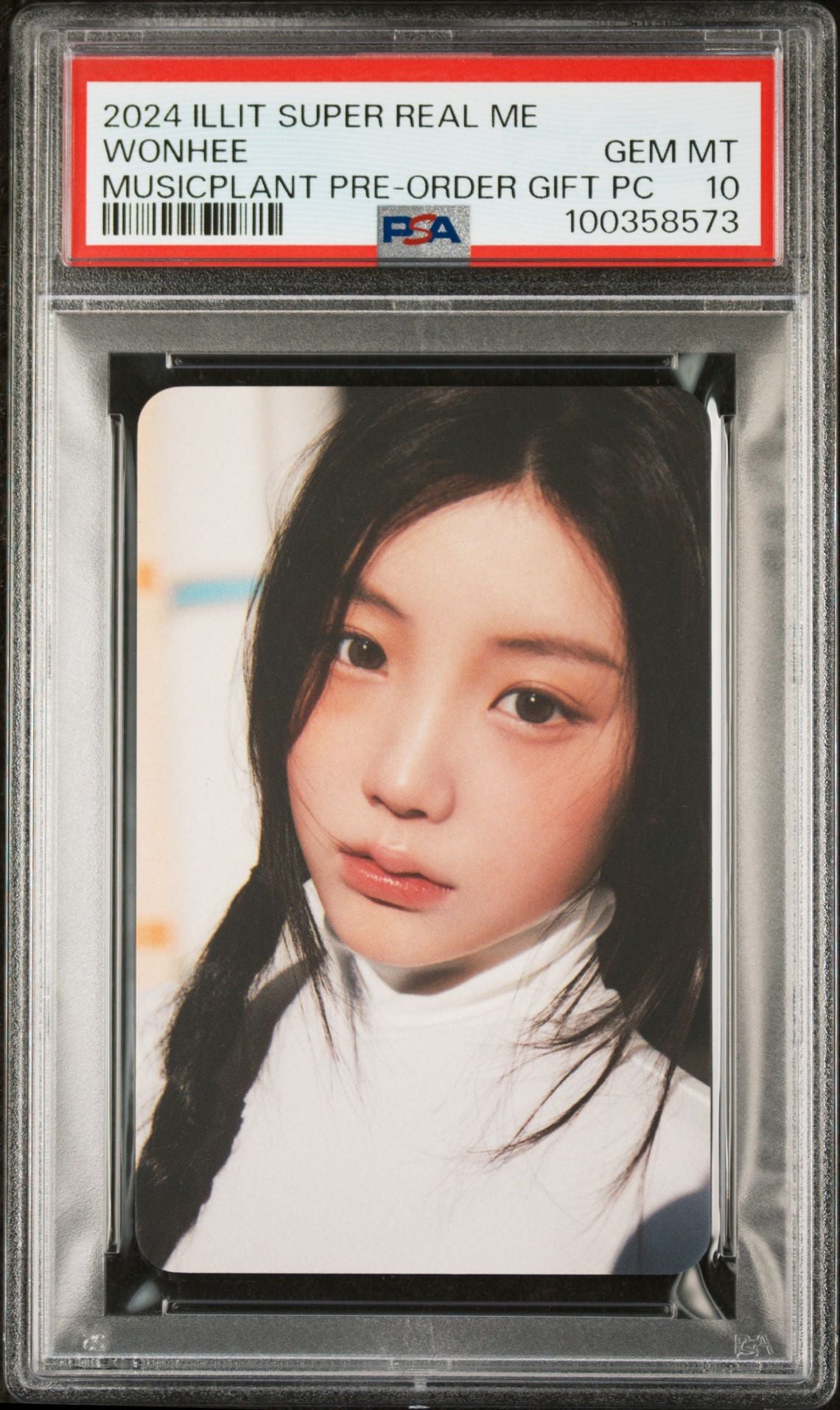 WONHEE 2024 ILLIT SUPER REAL ME MUSICPLANT PRE-ORDER GIFT PHOTOCARD GE ...
